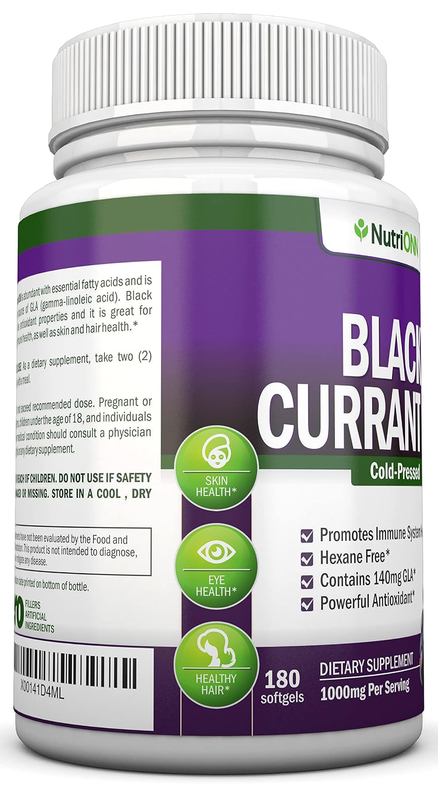 Omega-rich black currant oil capsules