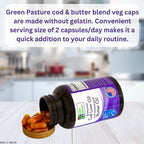 Omega-rich cod liver oil blend