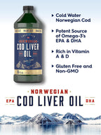 Omega-rich cod liver oil supplement