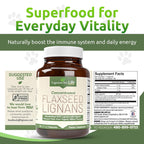 omega-rich flaxseed oil source