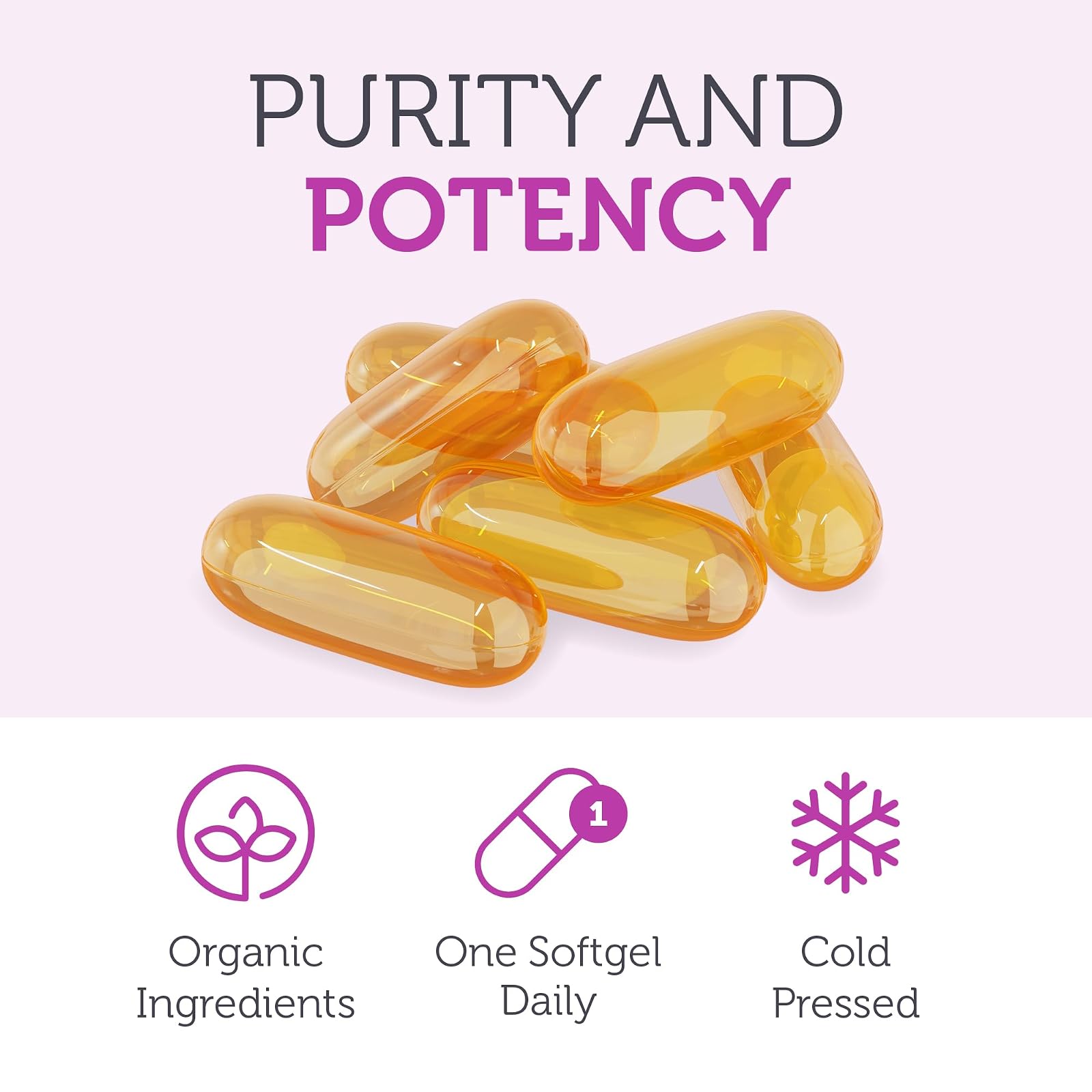 omega-rich flaxseed oil supplement