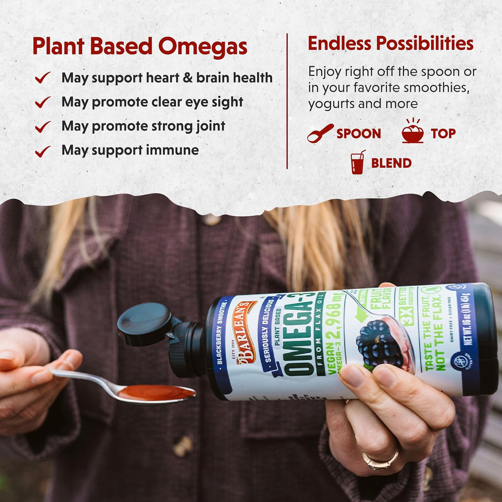 omega-rich flaxseed oil supplement