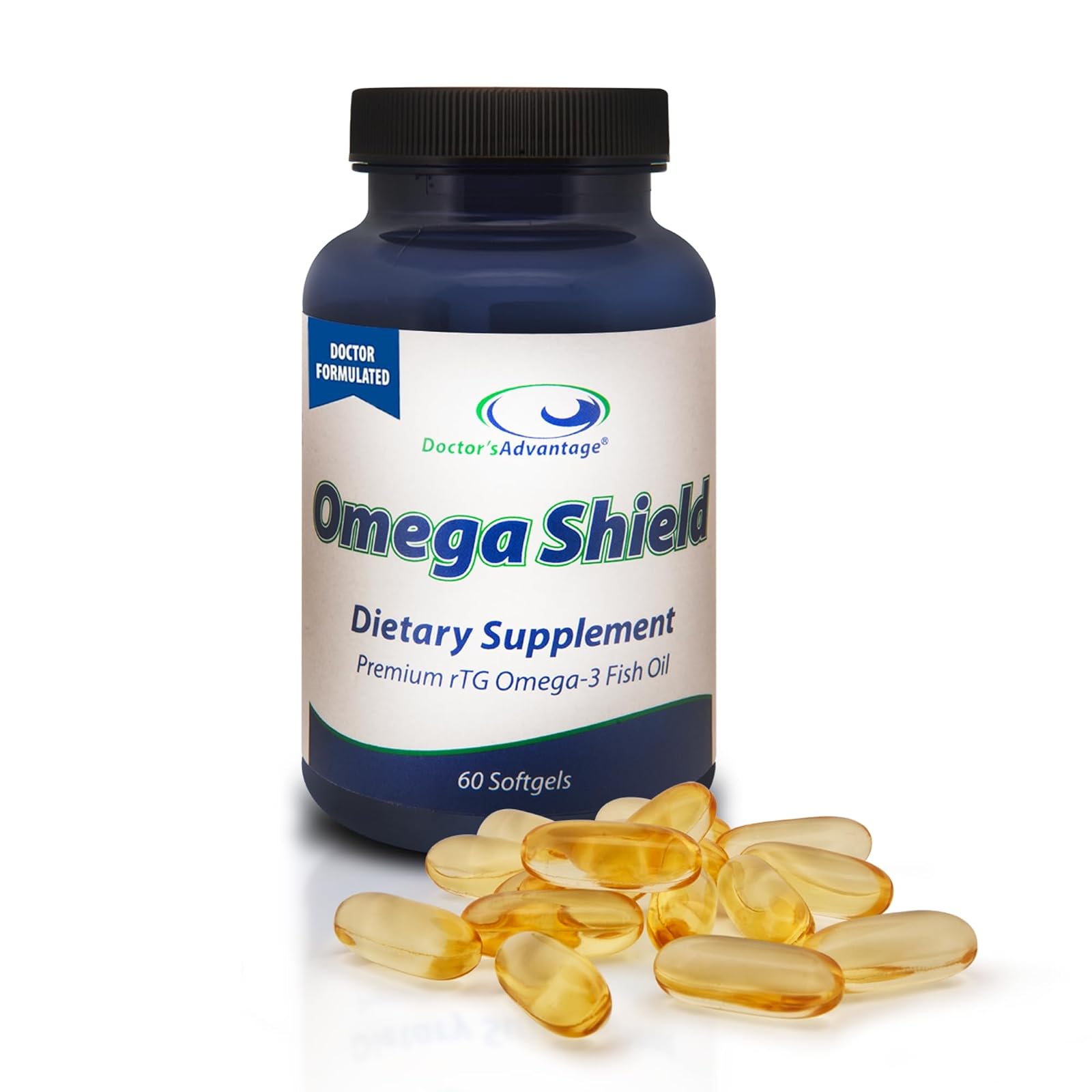 Omega Shield fish oil softgels
