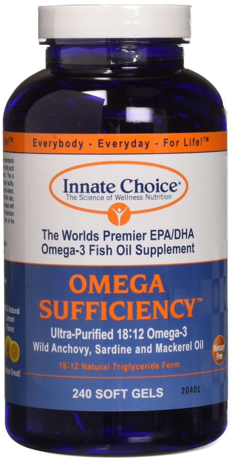 Omega Sufficiency fish oil capsules