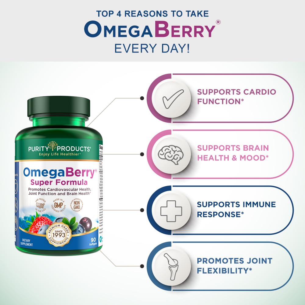 OmegaBerry Fish Oil with Vitamin D3