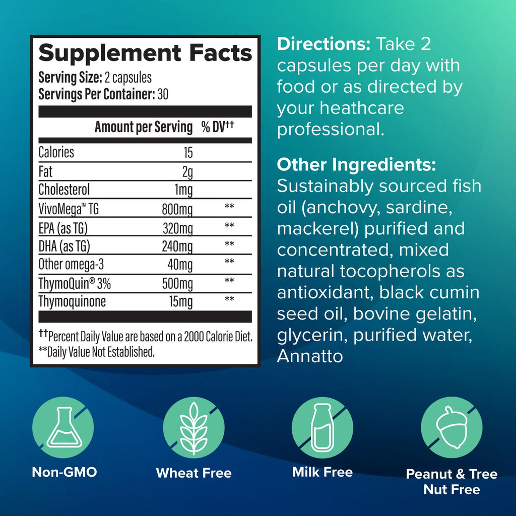 OmegaQuin Omega 3 promotes brain function