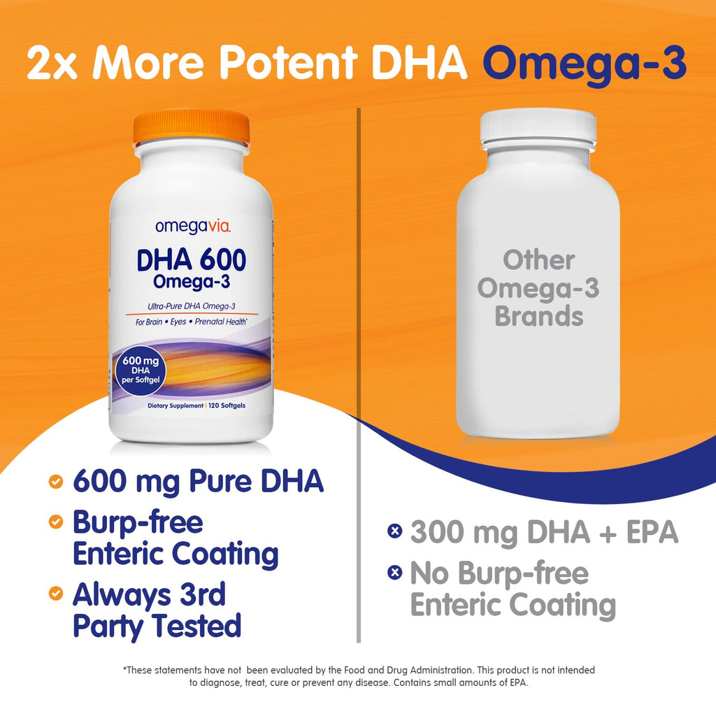 OmegaVia DHA for mood enhancement