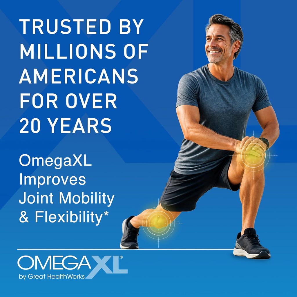 OmegaXL soft gels for flexibility