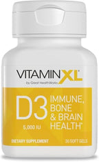 OmegaXL Vitamin D3 5000 IU benefits