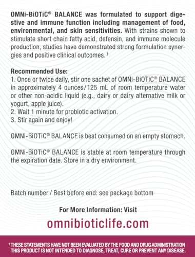 OMNi BiOTiC Balance probiotics for men