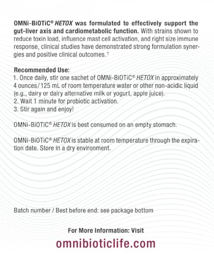 OMNi BiOTiC Hetox probiotics for men