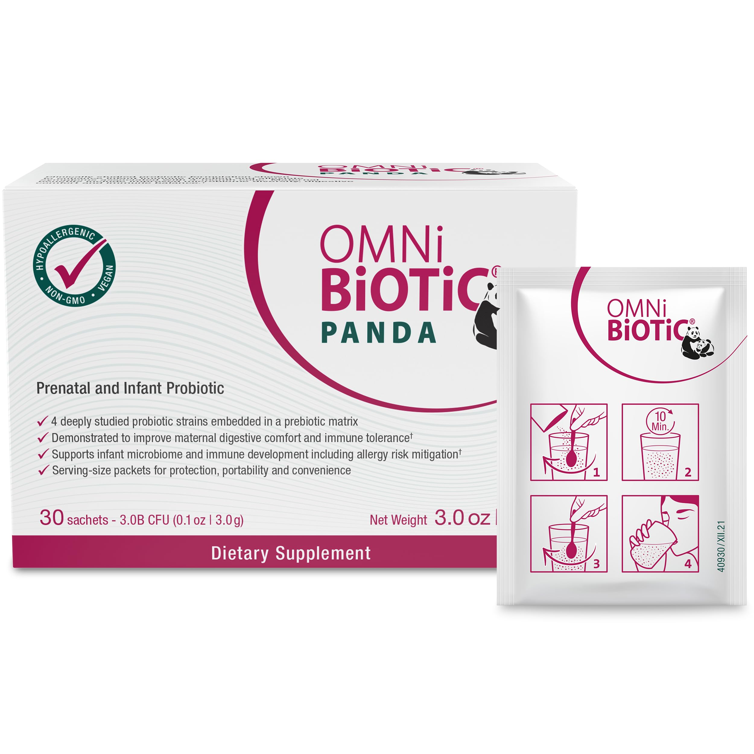 OMNi BiOTiC Panda prenatal vitamins for infants