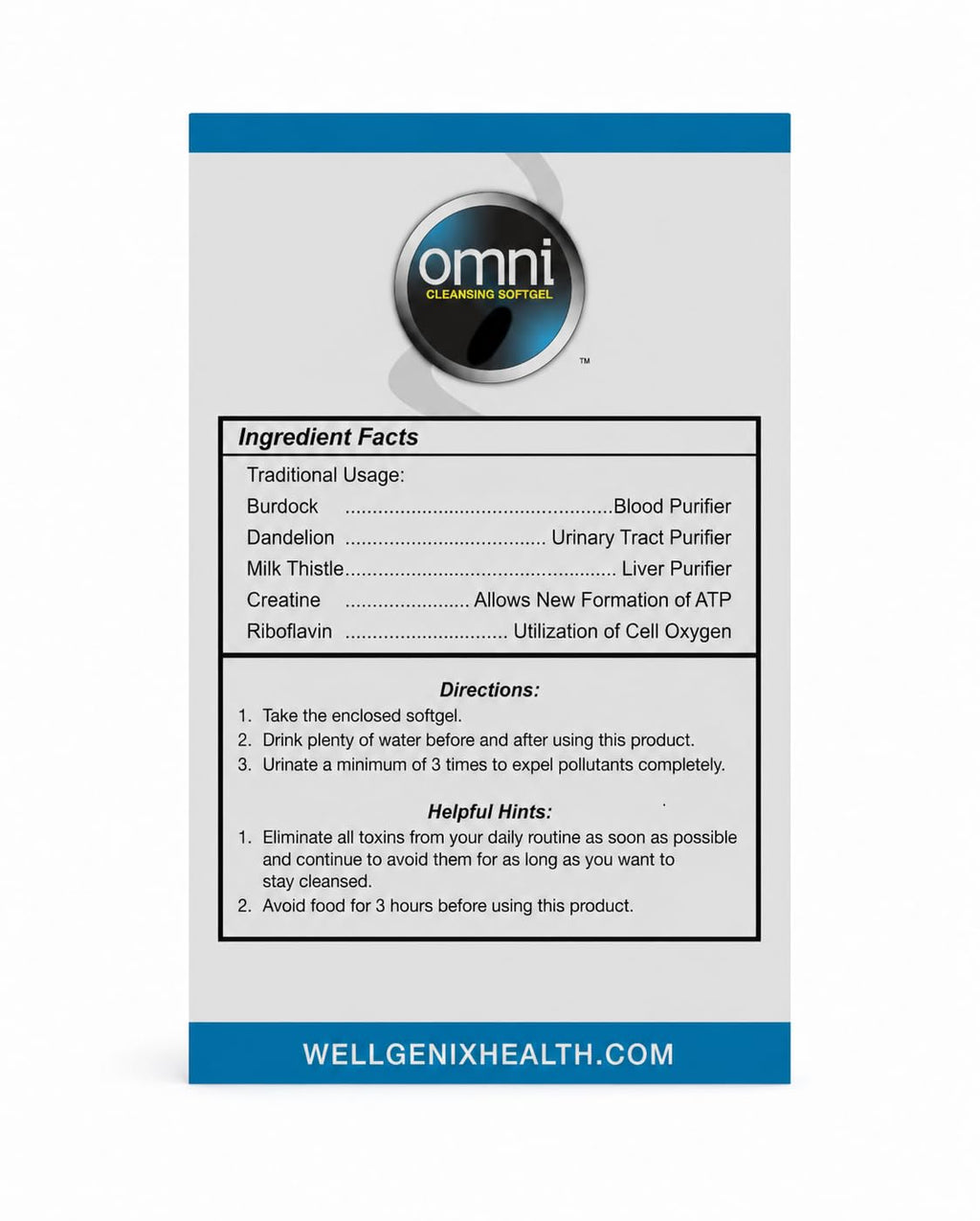 Omni detox tea for energy