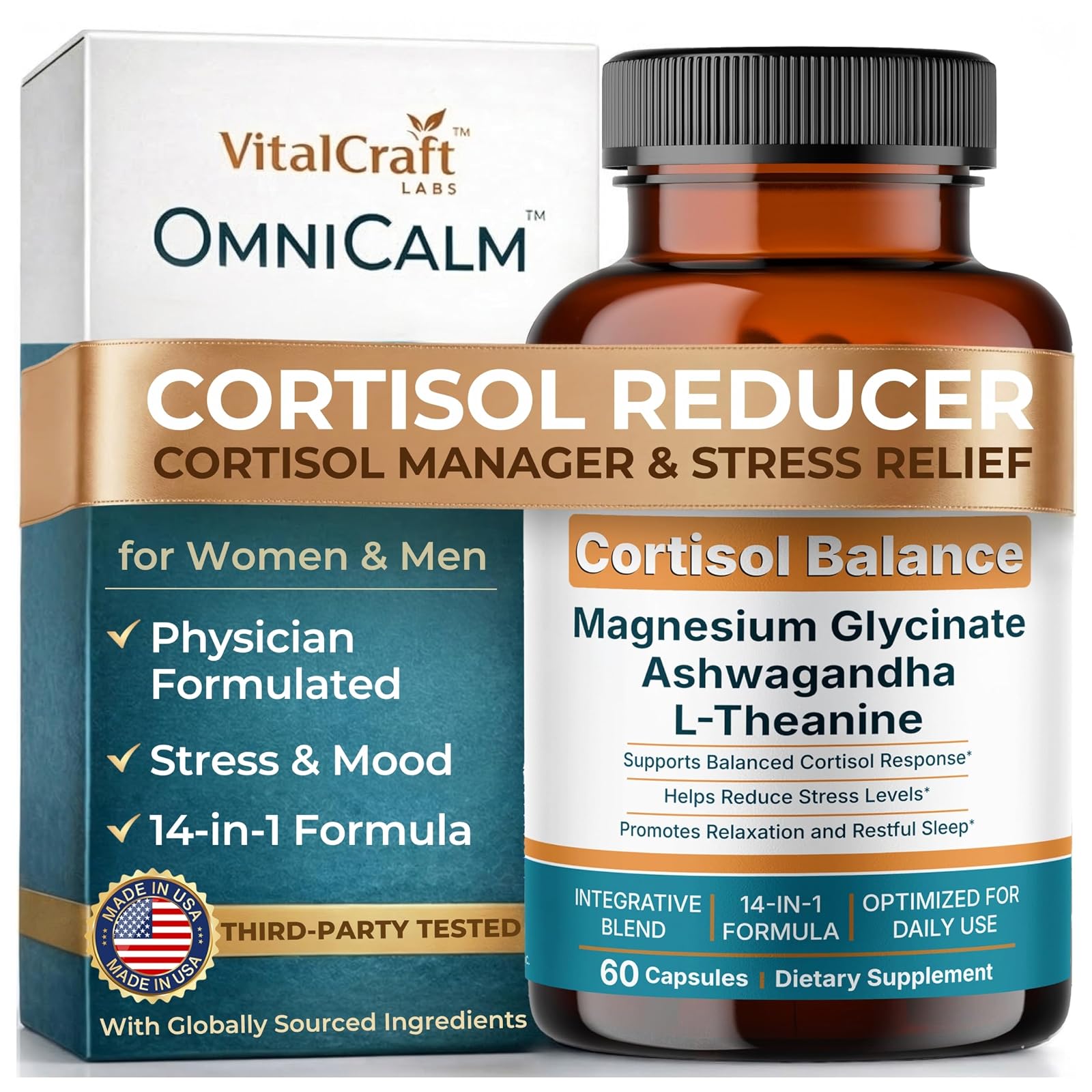 OmniCalm multivitamins for stress relief