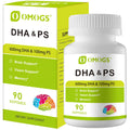 OMOGS Algae DHA softgels for heart health