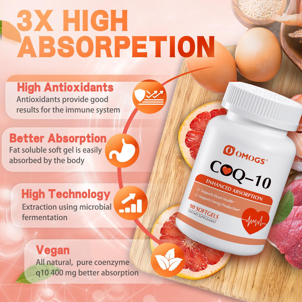 OMOGS coq10 for antioxidant support
