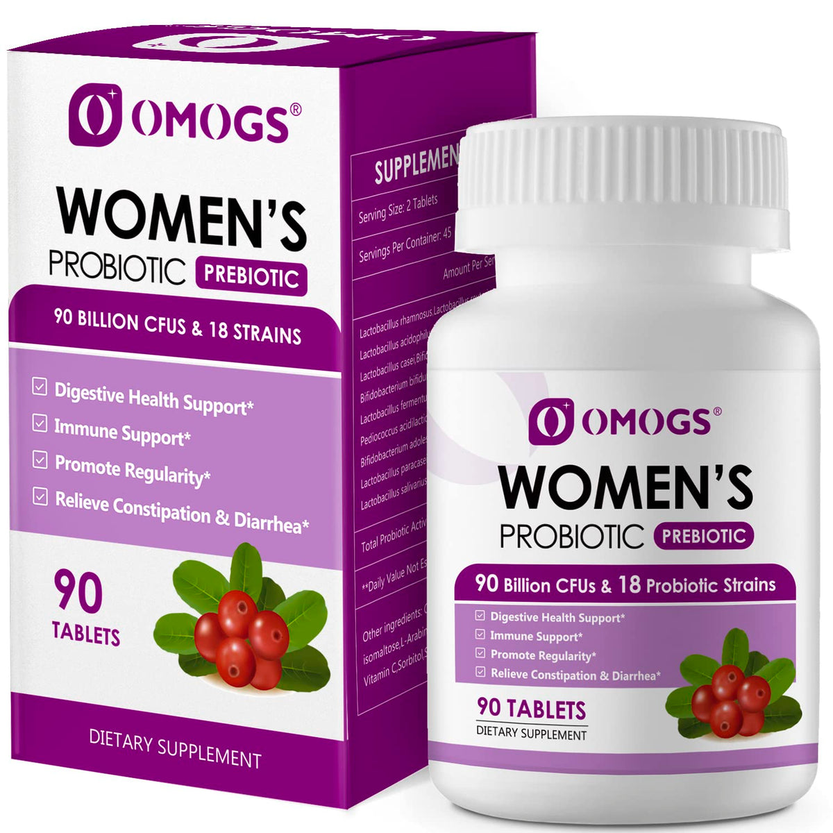 OMOGS probiotics for women's health