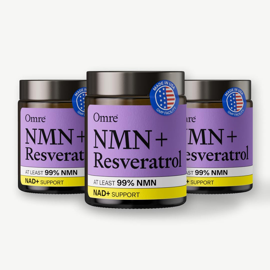 OMRE NMN Resveratrol 500 mg capsules