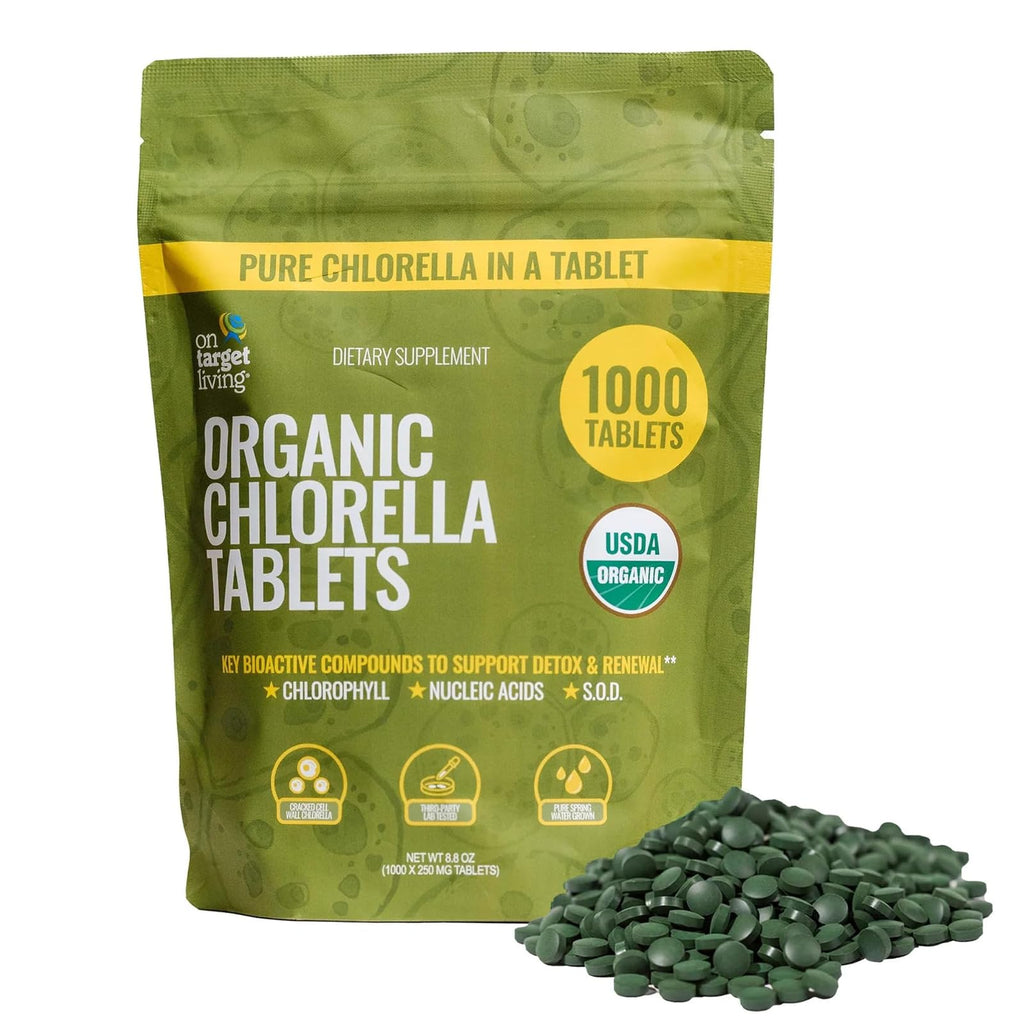 On Target Living chlorella tablets benefits