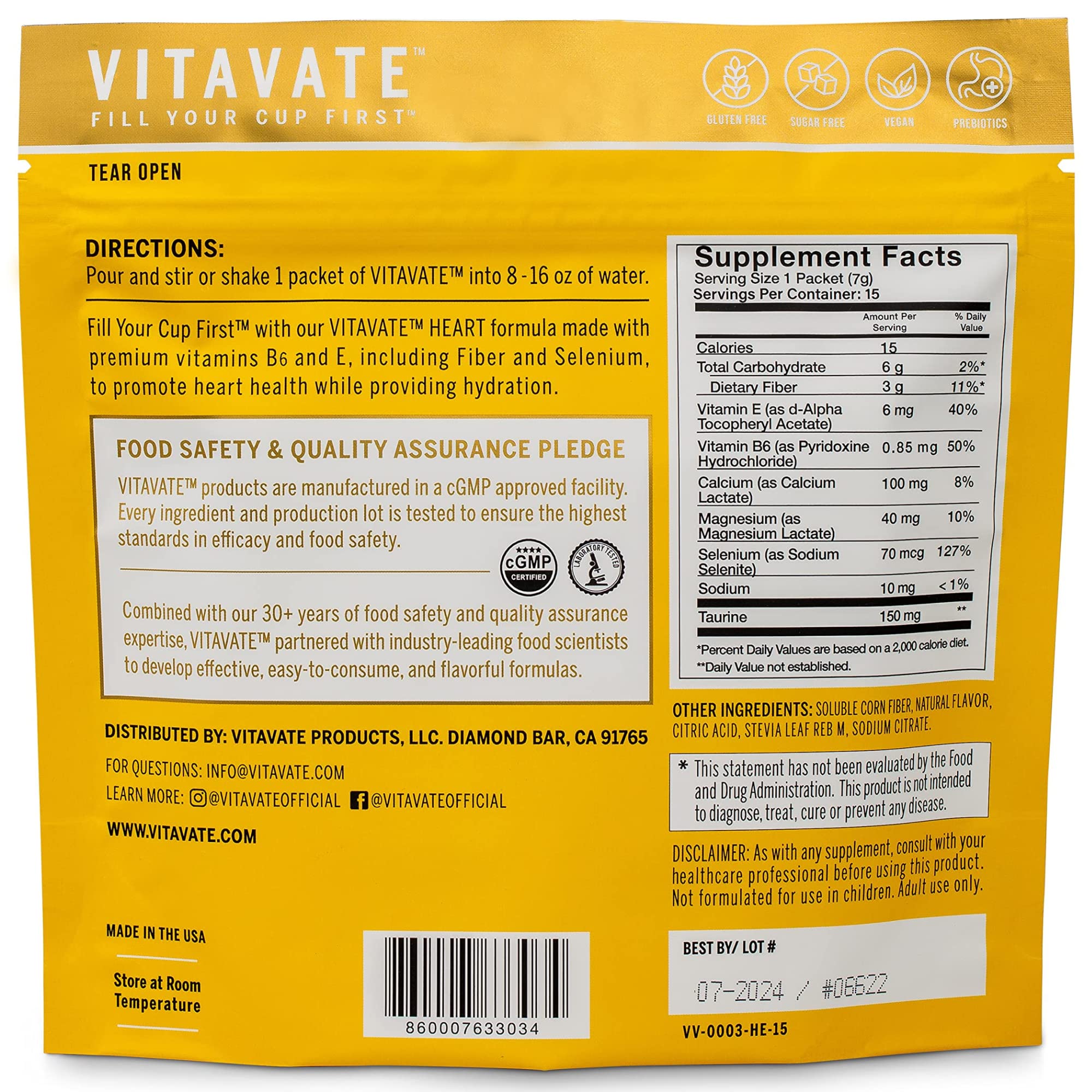 on-the-go heart health powder