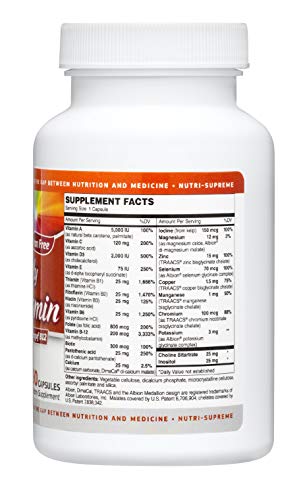 Once daily capsules for complete nutrition