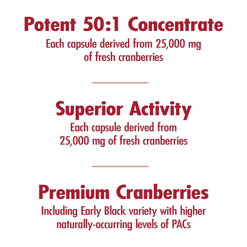 Once daily cranberry for convenience