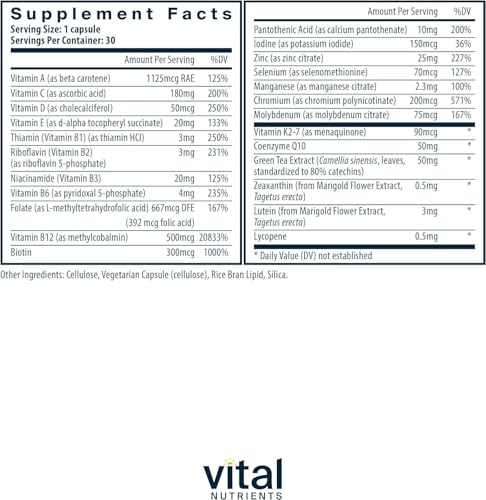 Once daily multivitamin for men