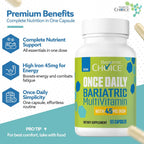 Once daily multivitamin for optimal health