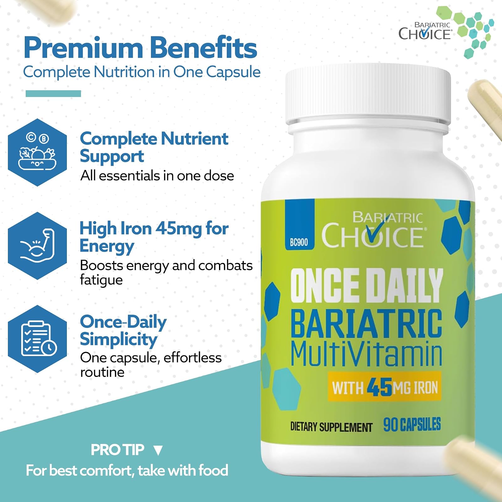 Once daily multivitamin for optimal health
