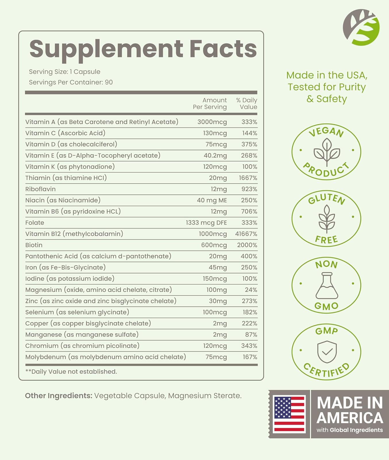 once daily multivitamin for women