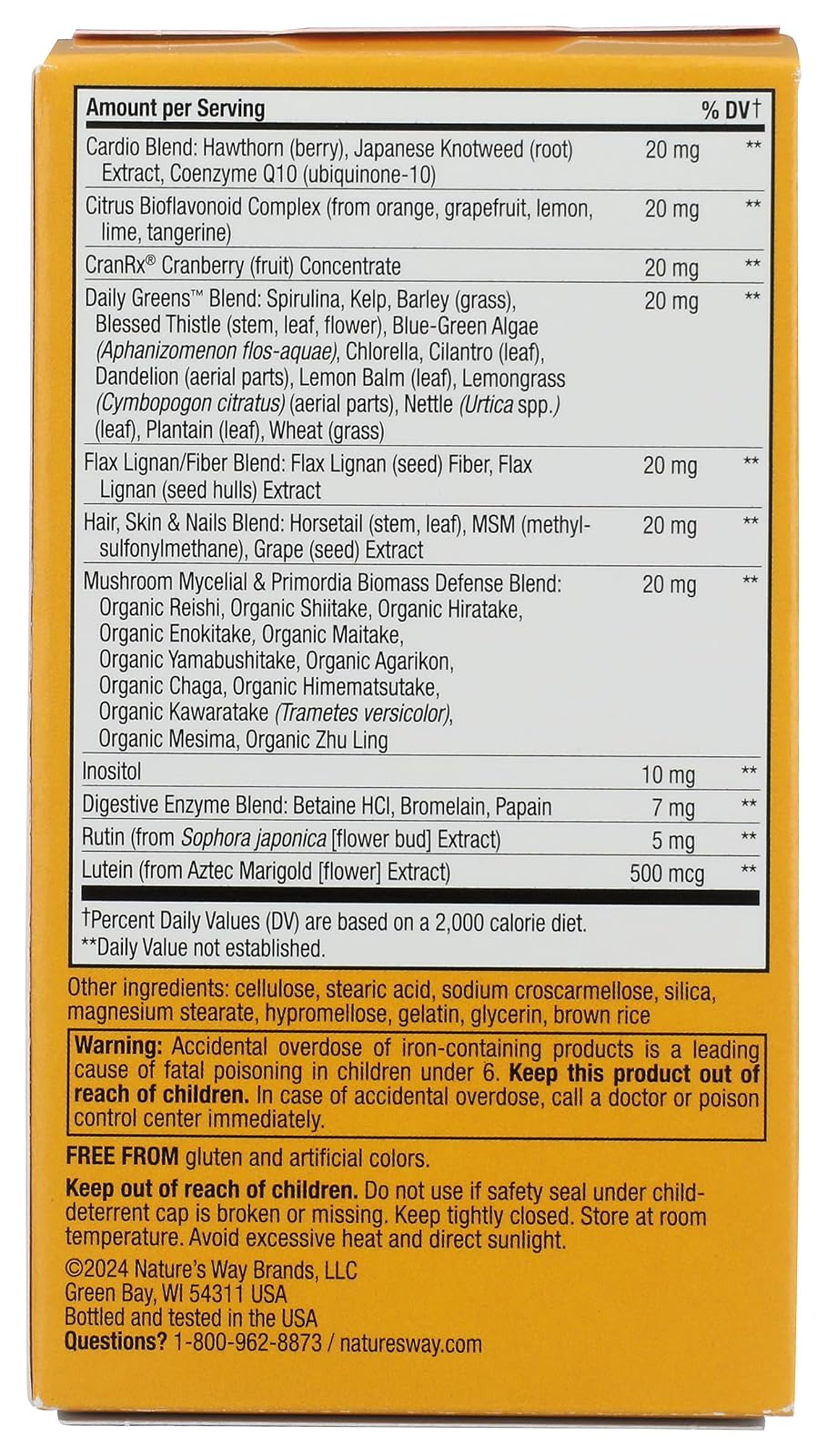 once daily multivitamin tablets