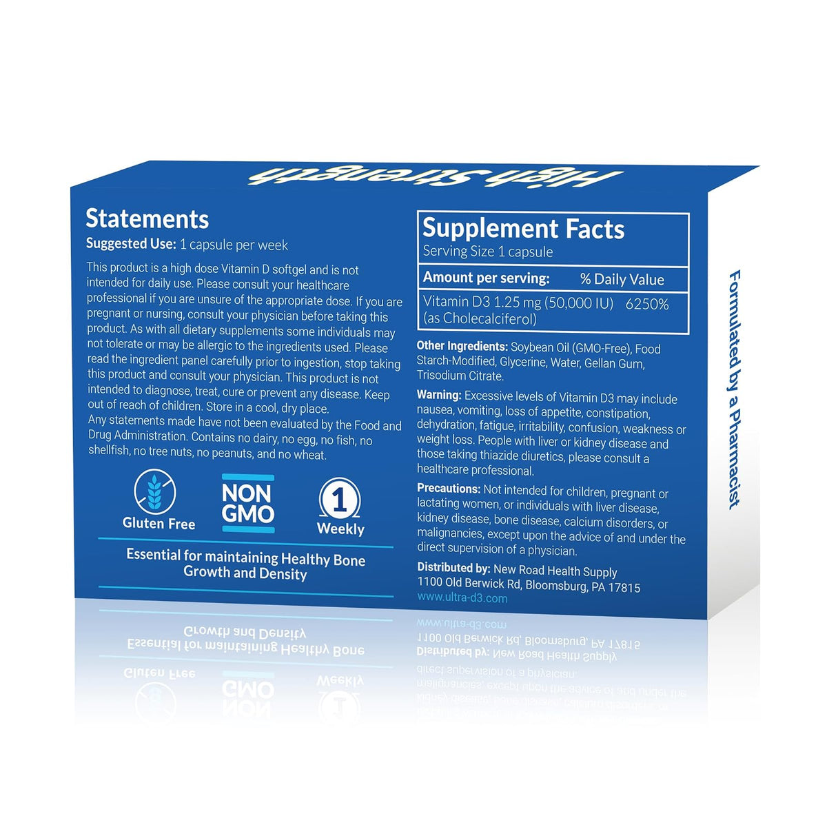 once-weekly vitamin D3 50000 IU