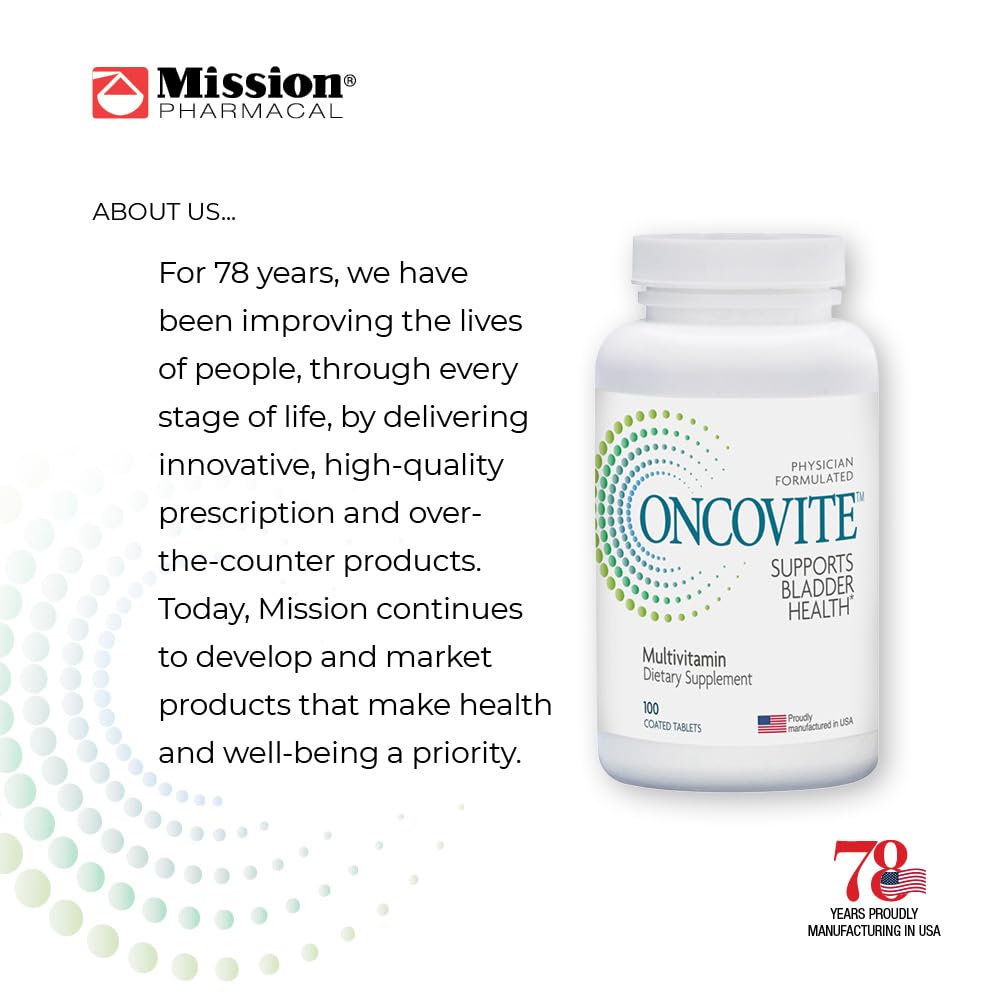Oncovite vitamins for women's health