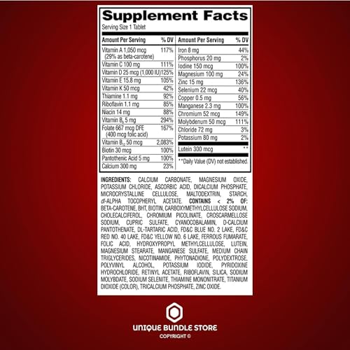 One A Day 50 plus vitamin benefits