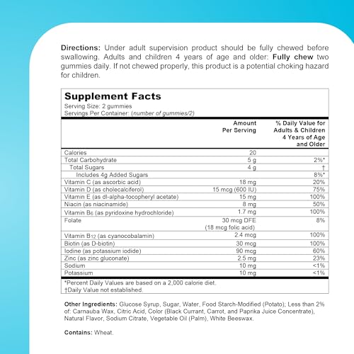 One A Day gummy multivitamin benefits
