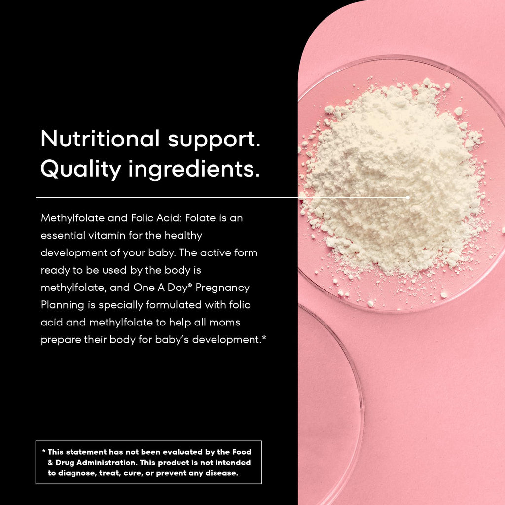 One A Day prenatal multivitamin tablets