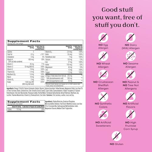 One A Day prenatal vitamins for overall wellness