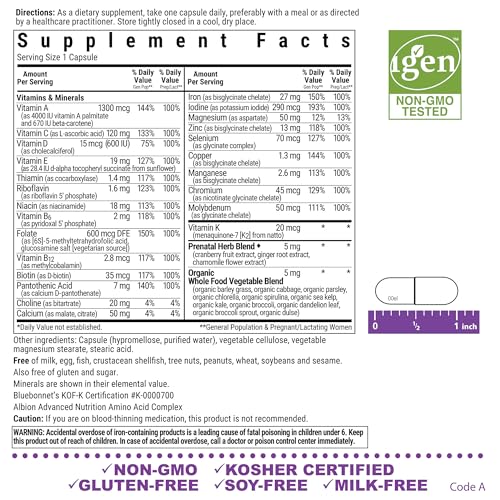 one daily prenatal multivitamin capsules