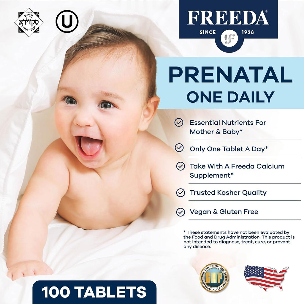 One daily prenatal vitamin for health