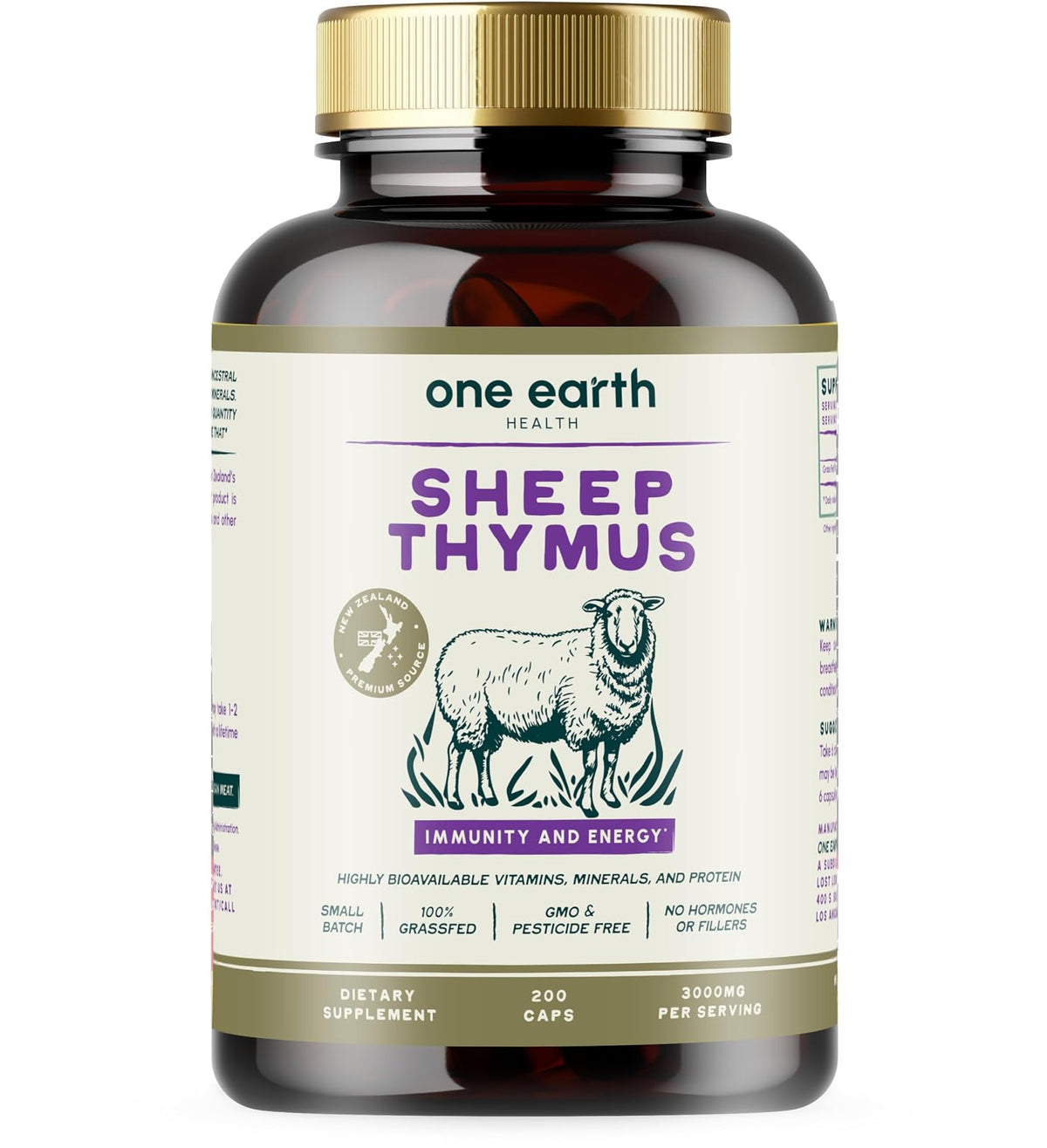One Earth Health thymus extract capsules