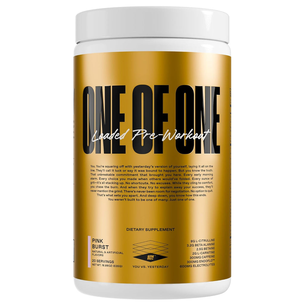 ONE OF ONE pre-workout energy boost
