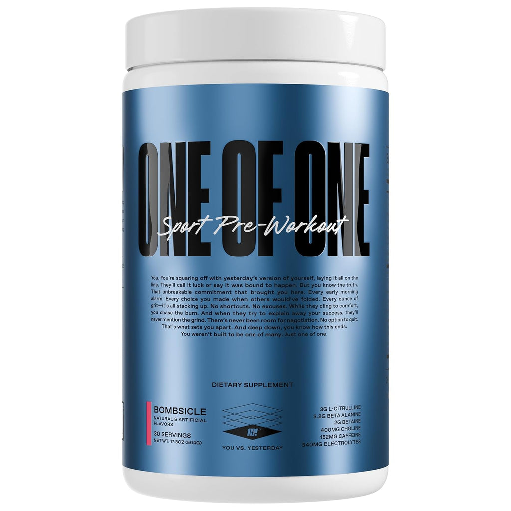 ONE OF ONE pre-workout energy boost