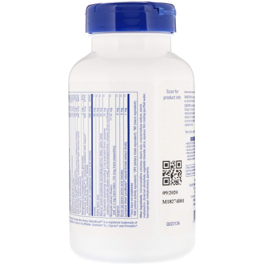 one per day vitamin tablets