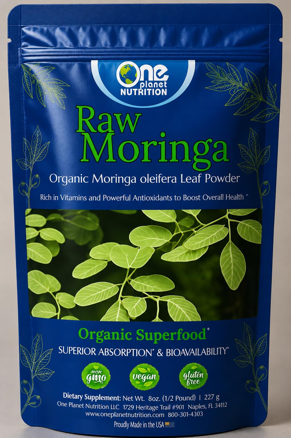 One Planet Nutrition Moringa Powder benefits