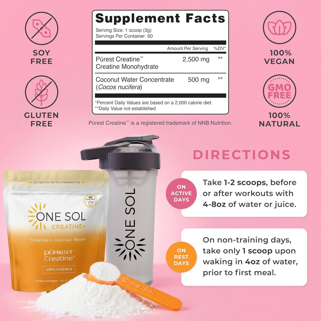 One Sol creatine for enhanced performance