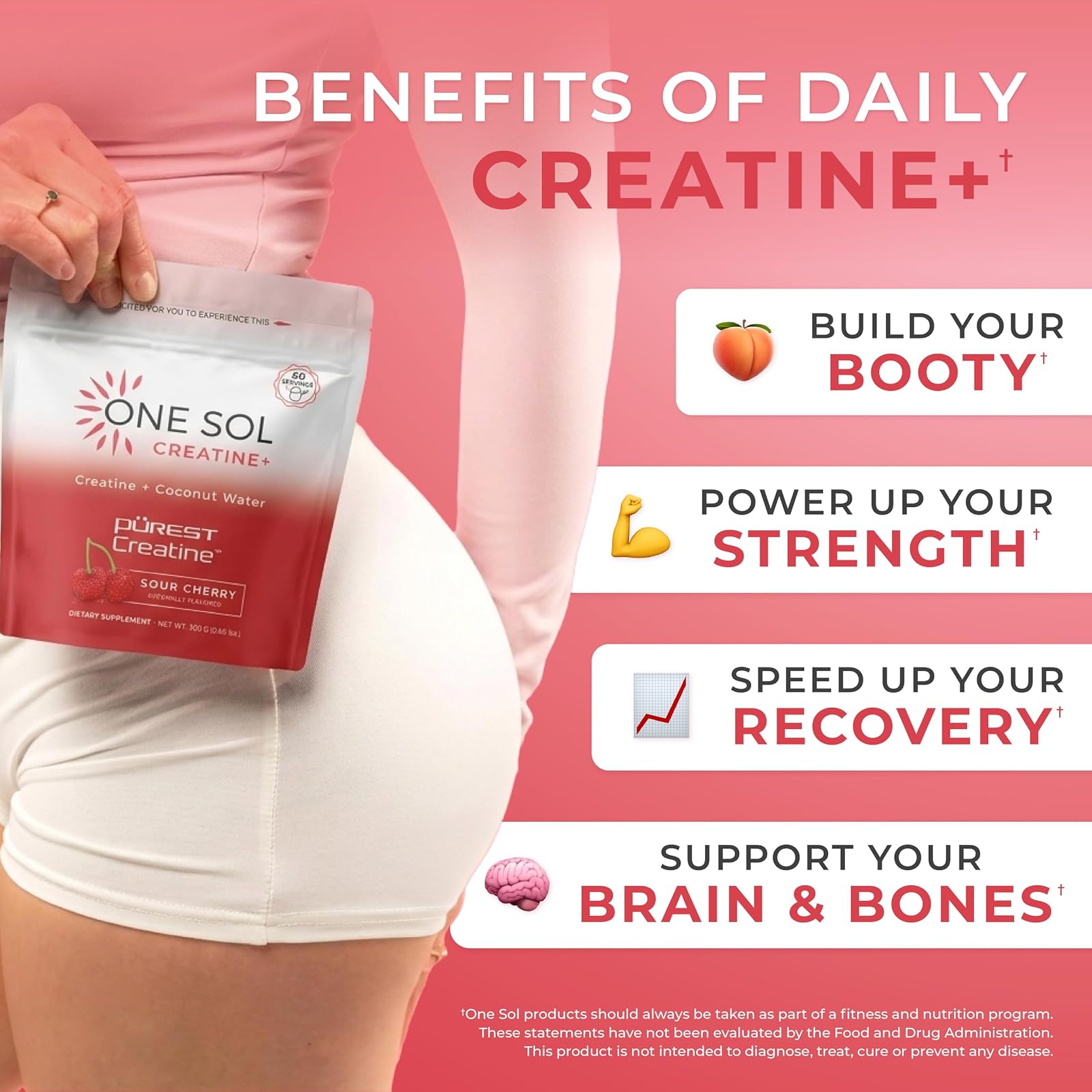 One Sol creatine for muscle recovery