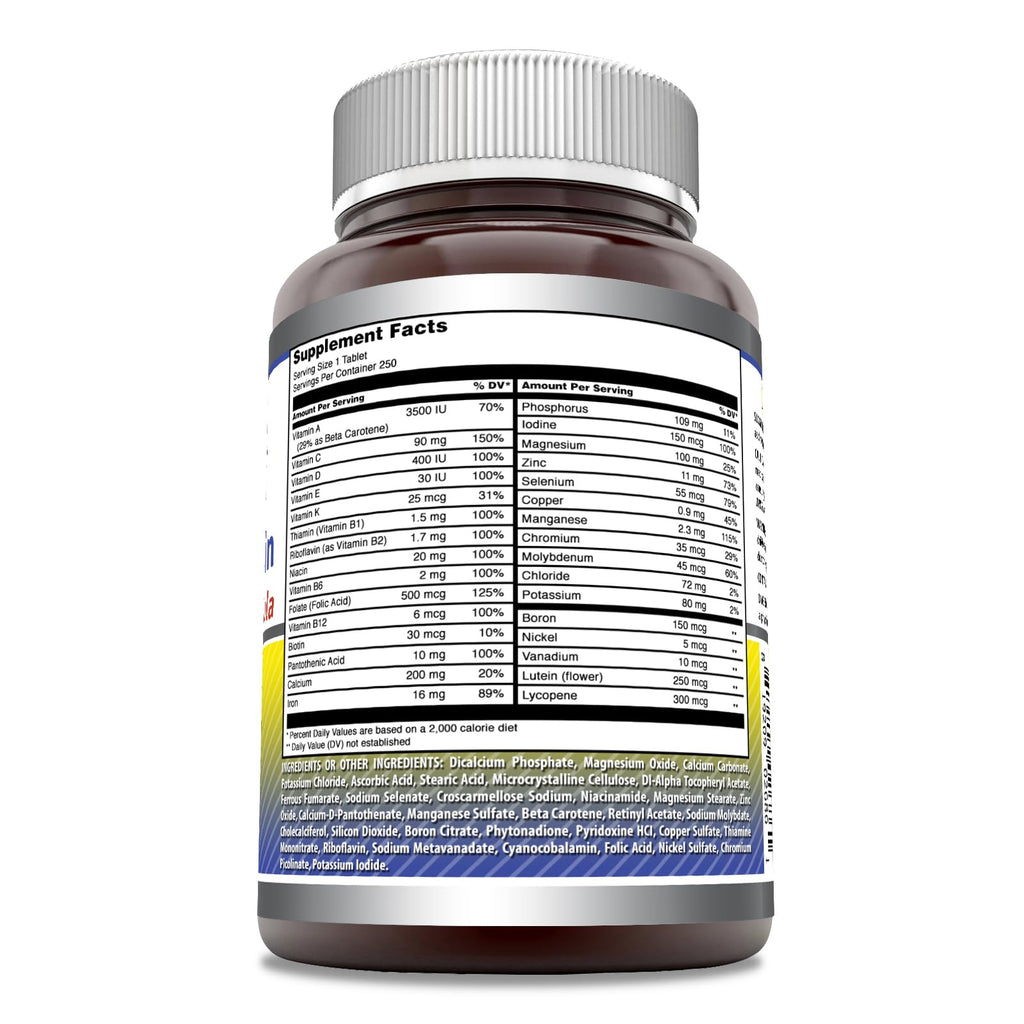 one tablet a day multivitamins