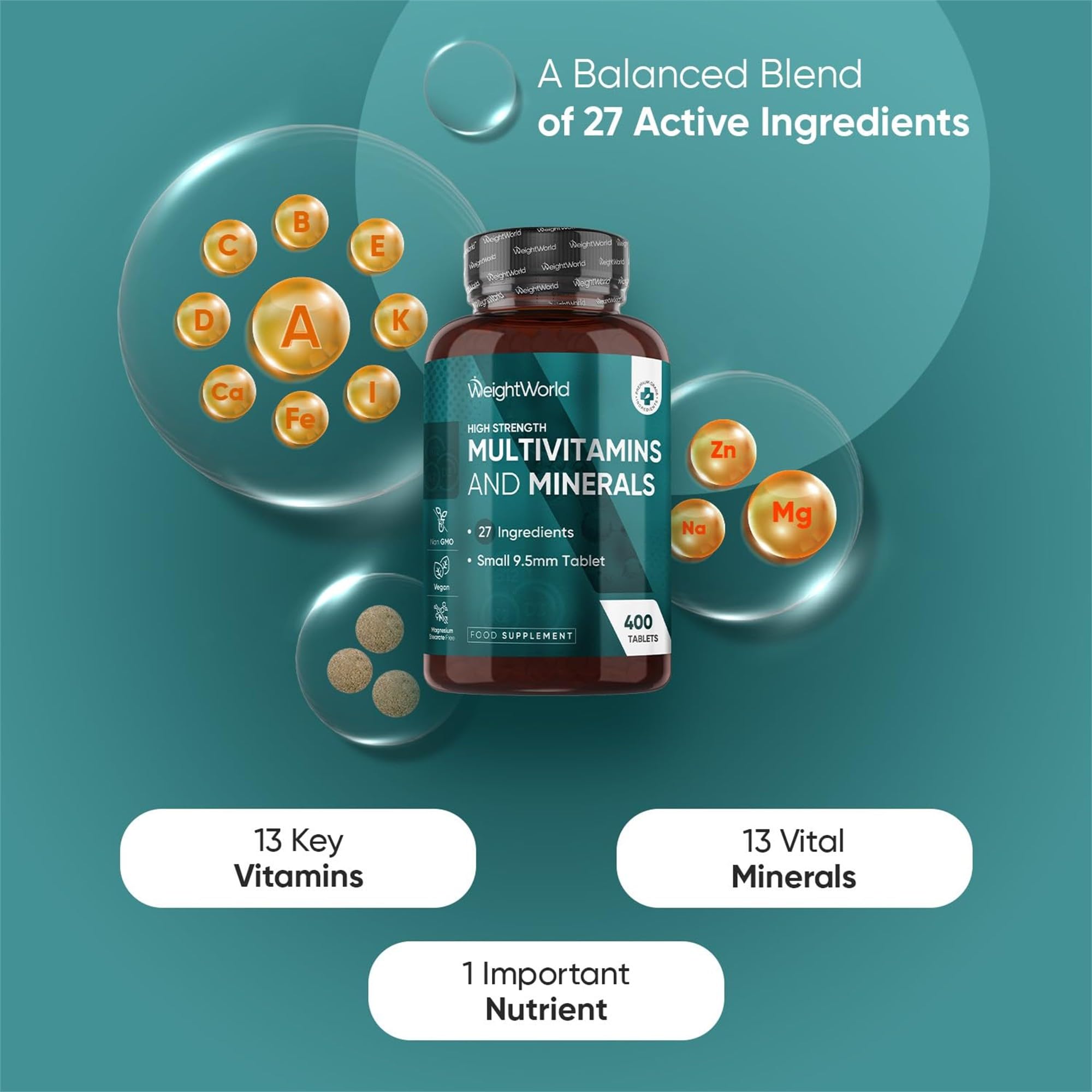 one year supply of essential nutrients