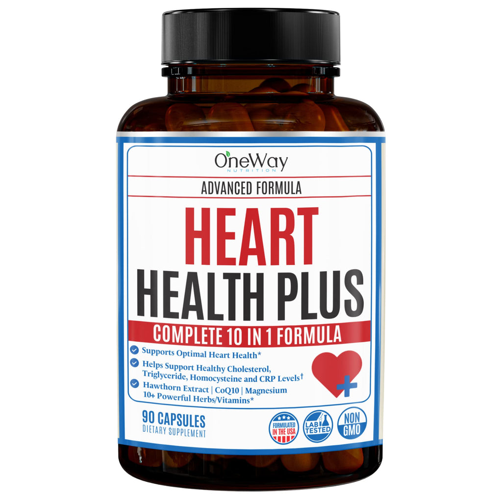 OneWay Heart Health blended vitamin formula