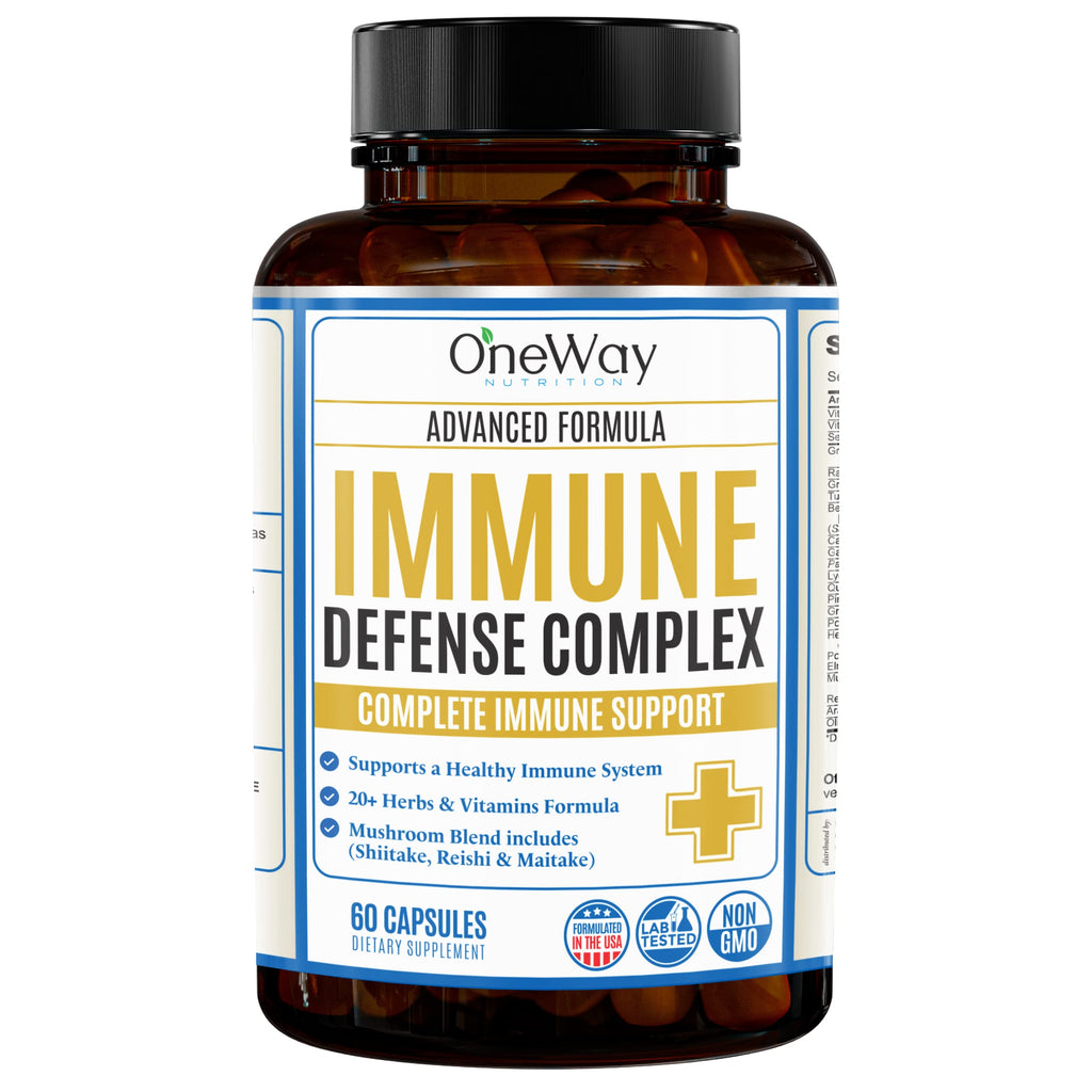 OneWay Immune Defense mushroom capsules
